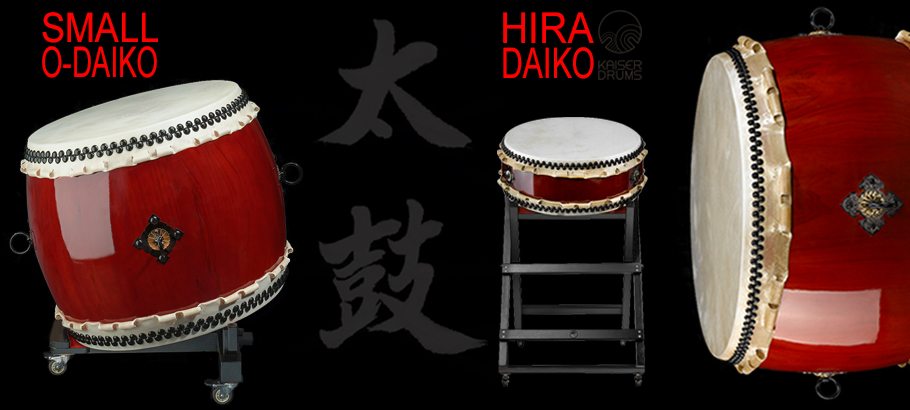 Hira-Daiko and O-daiko-drums from KAISER DRUMS - Hira-Taiko - Odaiko ...